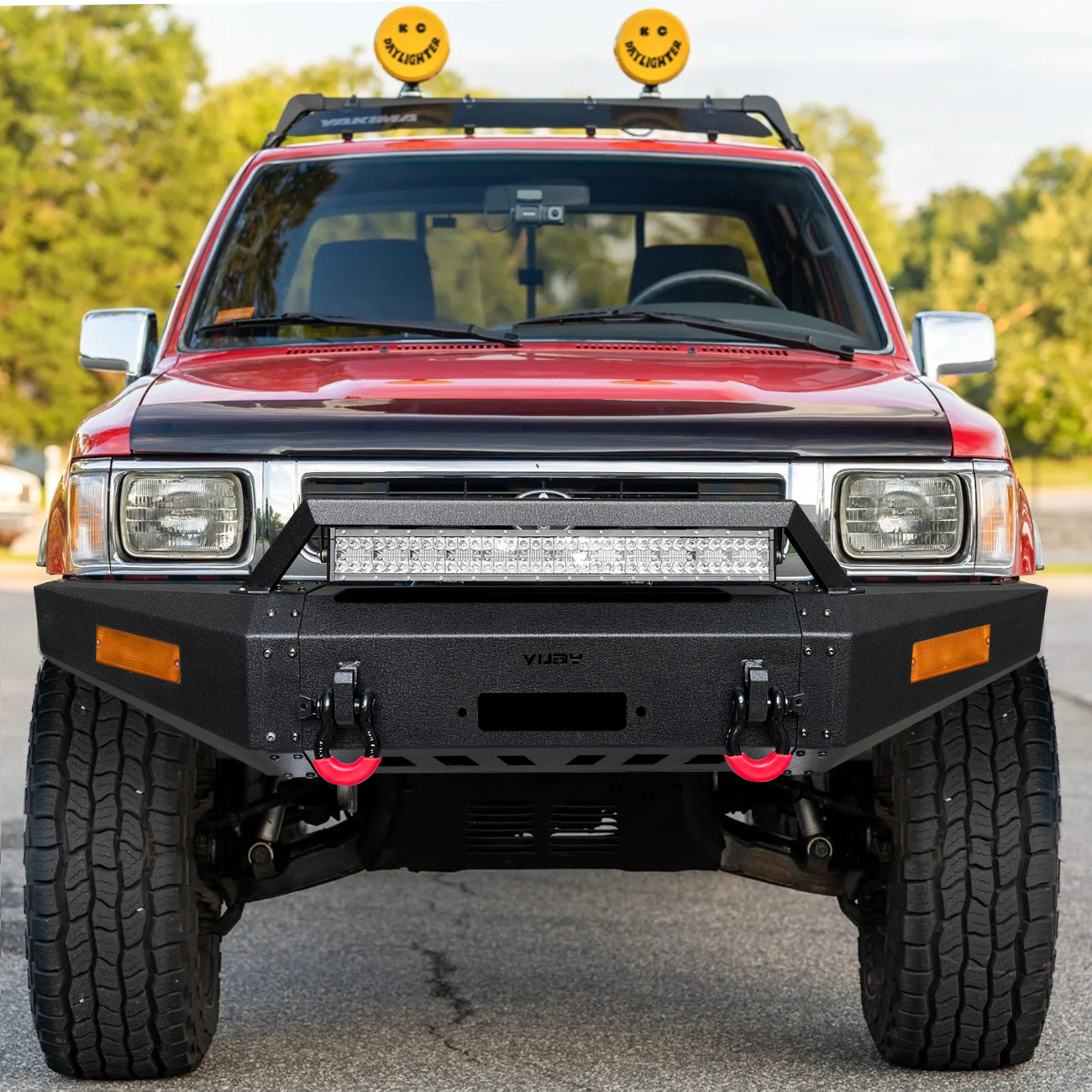 VIJAY Front and Rear Bumper Fits 1989-1995 Toyota Pickup with Winch ...